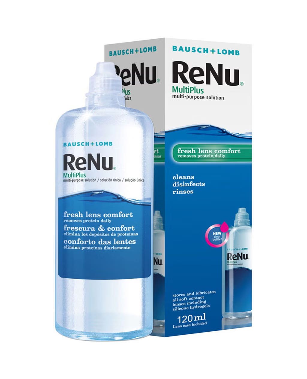 Renu Multiplus Multi-purpose Solution 120ml | Boots Bahrain